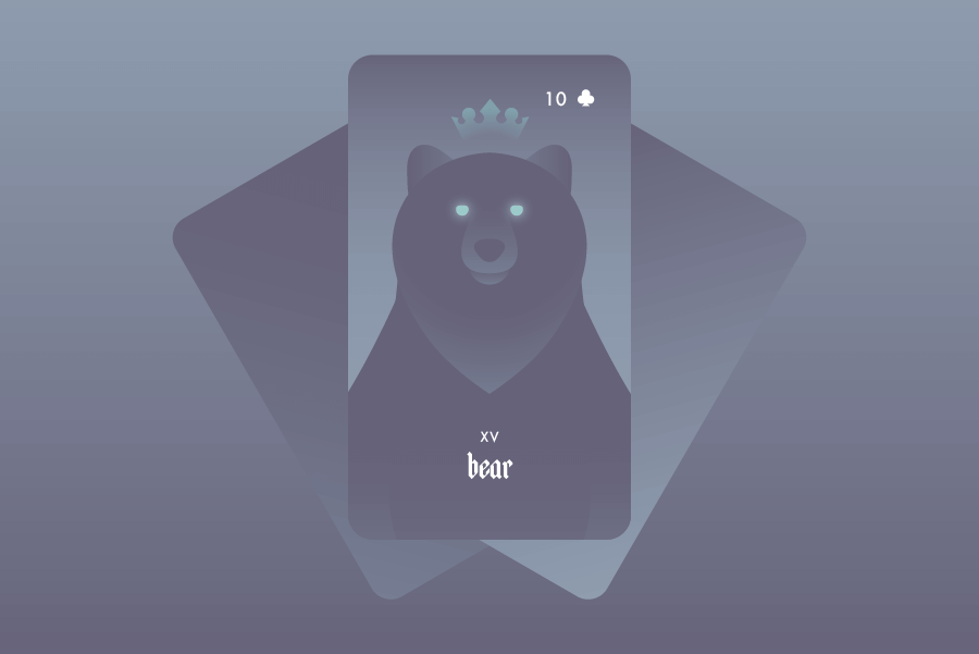 The Bear Lenormand Card Meaning and Combinations – Labyrinthos