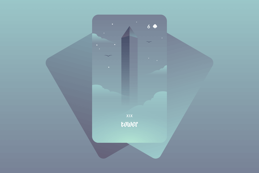 The Tower Lenormand Card Meaning and Combinations – Labyrinthos